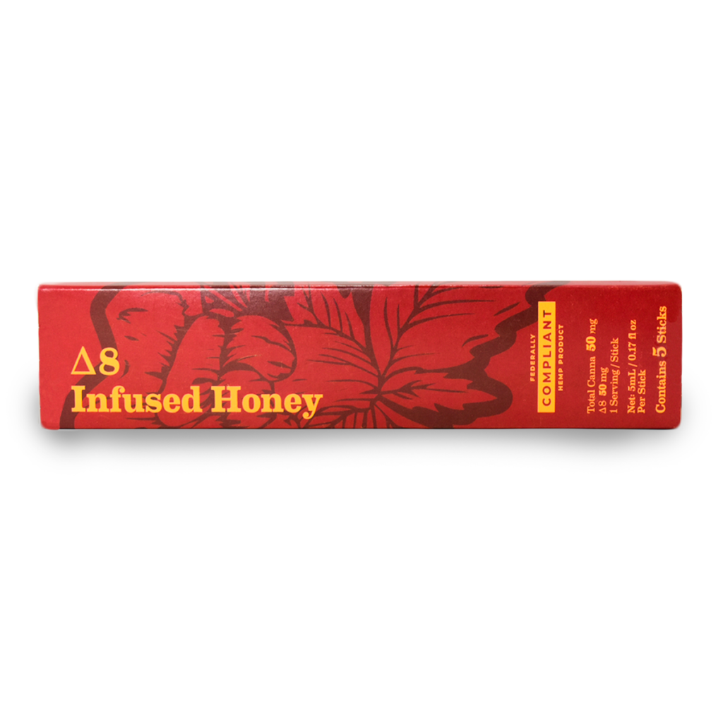 Delta-8 THC Infused Honey Sticks - Snapdragon Hemp
