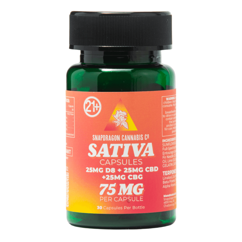 Snapdragon Cannabis Co. Sativa and Indica Capsules - Snapdragon Hemp