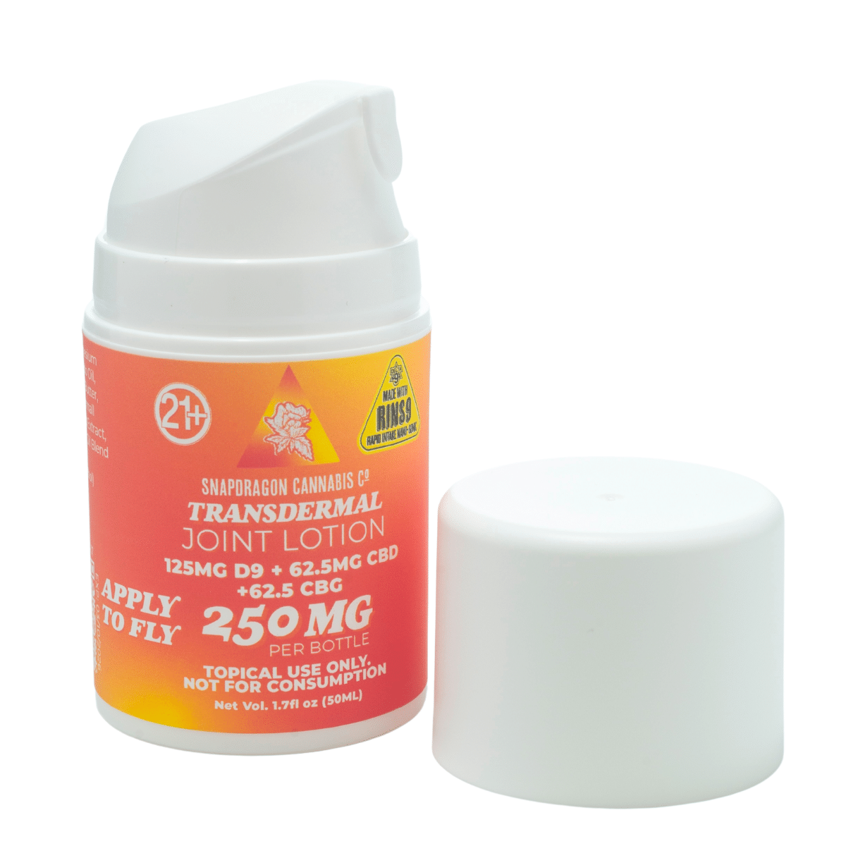 Transdermal Magnesium Joint Lotion with Delta-9 THC, CBD, CBG ...